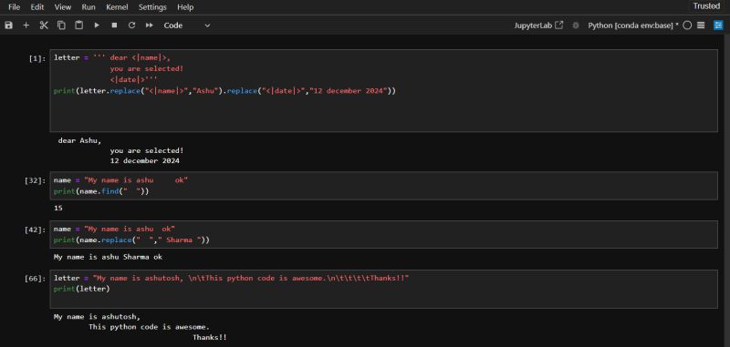 Ashutosh Sharma on LinkedIn: #python #coding #techjourney Ashutosh Sharma on LinkedIn: #python #coding #techjourney