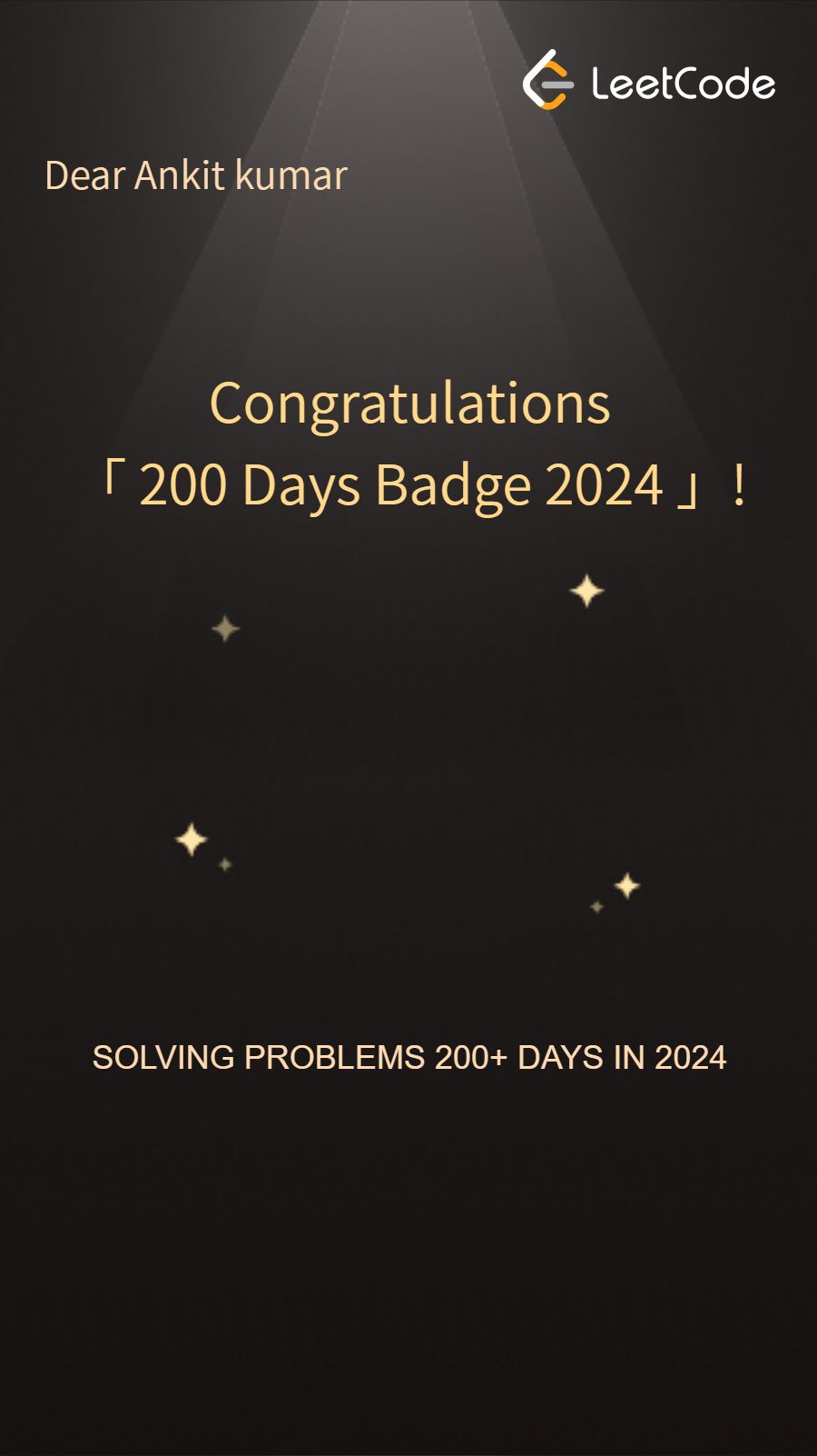 Ankit Kumar on LinkedIn: #leetcode #dsa #milestone #problemsolving # ... Ankit Kumar on LinkedIn: #leetcode #dsa #milestone #problemsolving # ...