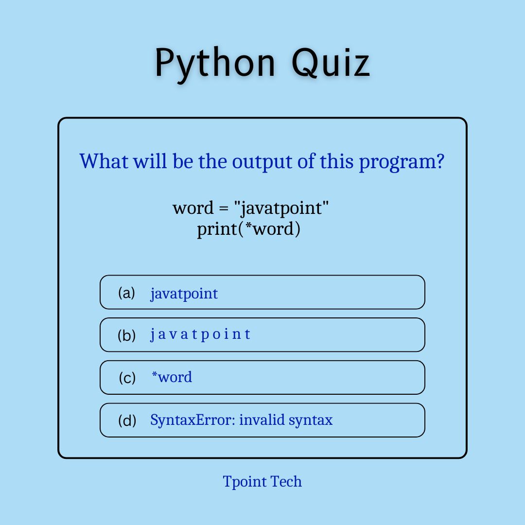 Tpoint Tech on LinkedIn: #python #java #programming #coding # ... Tpoint Tech on LinkedIn: #python #java #programming #coding # ...