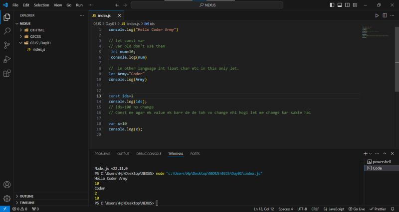 Harsh Arya on LinkedIn: #nexus #coderarmy #html #css #webdevlopment #web3 Harsh Arya on LinkedIn: #nexus #coderarmy #html #css #webdevlopment #web3