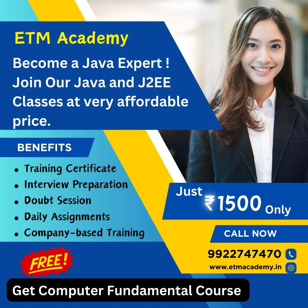 ETM Academy on LinkedIn: #javaexpert #etmacademy #learnjava #j2ee # ... ETM Academy on LinkedIn: #javaexpert #etmacademy #learnjava #j2ee # ...