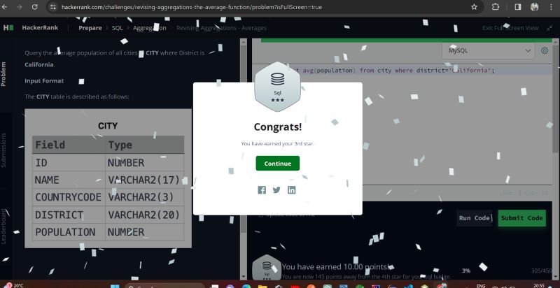 #day5 #coder #sql #java #mongodb #javadeveloper #hackerrank #linkedin ... #day5 #coder #sql #java #mongodb #javadeveloper #hackerrank #linkedin ...