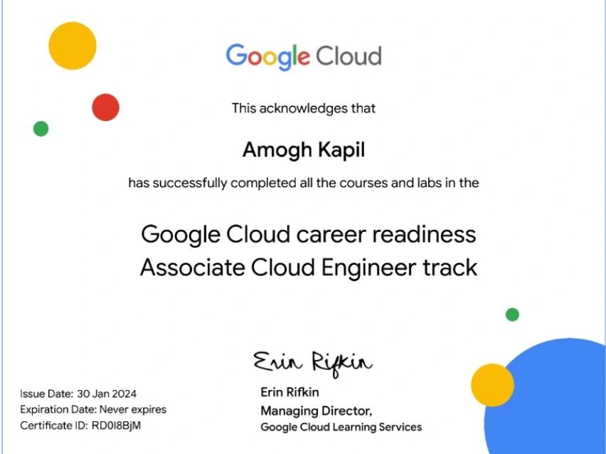 Amogh Kapil on LinkedIn: #googlecloud #cloudengineering # ... Amogh Kapil on LinkedIn: #googlecloud #cloudengineering # ...