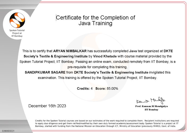#javaprogramming #certification #spokentutorialproject #iitbombay ... #javaprogramming #certification #spokentutorialproject #iitbombay ...