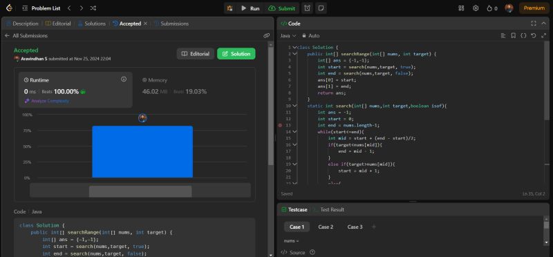 Aravindhan S on LinkedIn: #day10 #leetcode #consistency #coding #java # ... Aravindhan S on LinkedIn: #day10 #leetcode #consistency #coding #java # ...