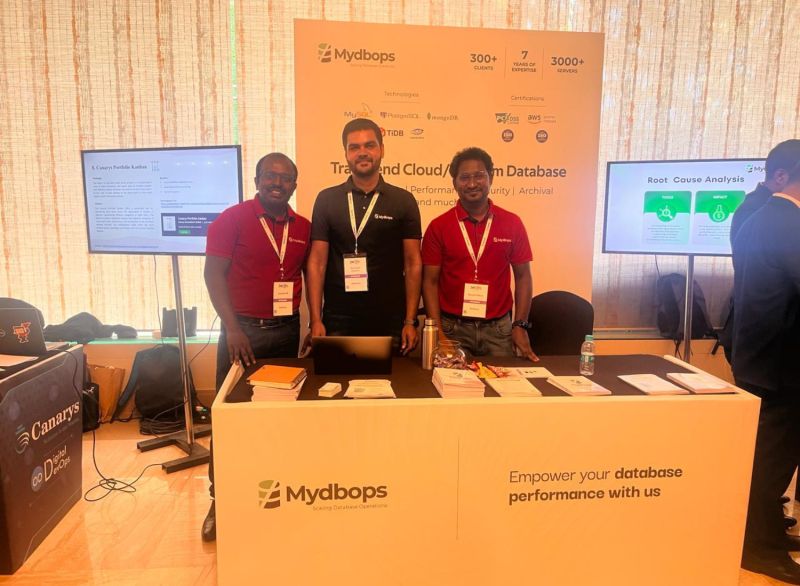 Mydbops on LinkedIn: #mydbops #devops2024 #community #devops # ... Mydbops on LinkedIn: #mydbops #devops2024 #community #devops # ...