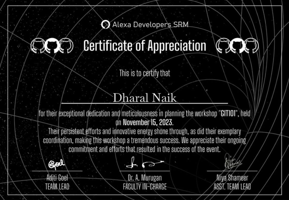 Dharal Naik on LinkedIn: It's my immense pleasure to share about my ... Dharal Naik on LinkedIn: It's my immense pleasure to share about my ...