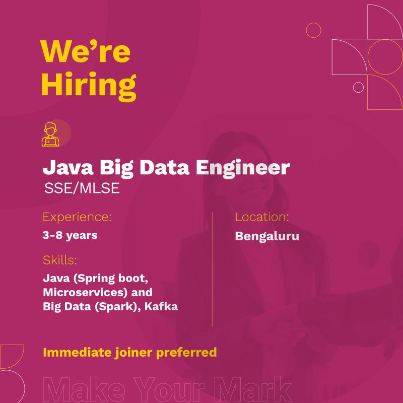Neha Pant on LinkedIn: #impetus #bigdata #java #spark Neha Pant on LinkedIn: #impetus #bigdata #java #spark