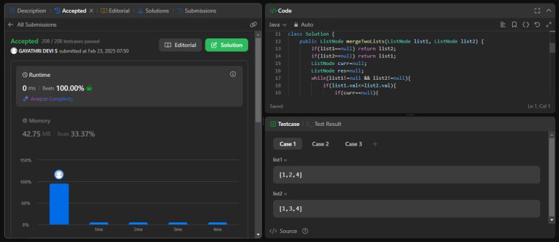 #100daysofleetcode #codingchallenge #dsawithedslash | GAYATHRI DEVI S #100daysofleetcode #codingchallenge #dsawithedslash | GAYATHRI DEVI S