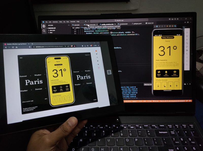 NIVED S on LinkedIn: #flutter #dribbbletoflutter #weatherapp #uiux # ... NIVED S on LinkedIn: #flutter #dribbbletoflutter #weatherapp #uiux # ...