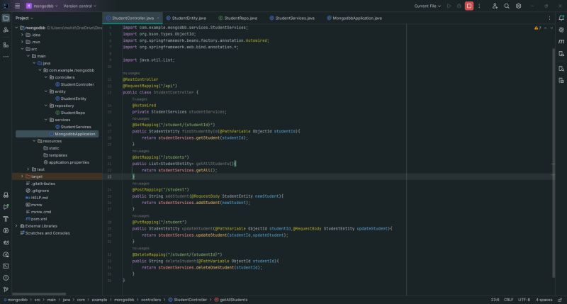 Mohit Sharma on LinkedIn: 🌟 Just Built a CRUD API with Spring Boot and ... Mohit Sharma on LinkedIn: 🌟 Just Built a CRUD API with Spring Boot and ...