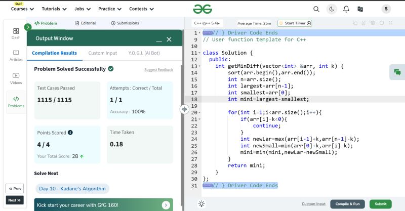 Shailav Justa on LinkedIn: #gfg160 #codingchallenge #problemsolving # ... Shailav Justa on LinkedIn: #gfg160 #codingchallenge #problemsolving # ...