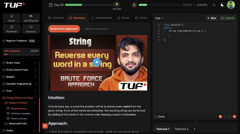 Rishav Chatterjee 🇮🇳 on LinkedIn: #striver #striver #dsa #learninpublic ... Rishav Chatterjee 🇮🇳 on LinkedIn: #striver #striver #dsa #learninpublic ...