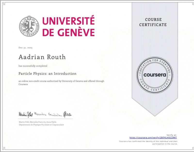 Learned about particle physics at Geneva | Aadrian Routh posted on the ... Learned about particle physics at Geneva | Aadrian Routh posted on the ...