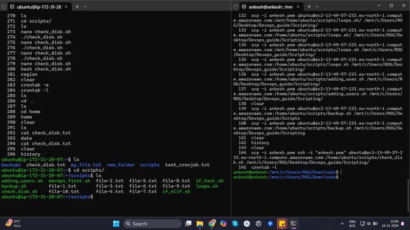 Ankesh marwan on LinkedIn: #linux #shellscripting #automation #devops # ... Ankesh marwan on LinkedIn: #linux #shellscripting #automation #devops # ...