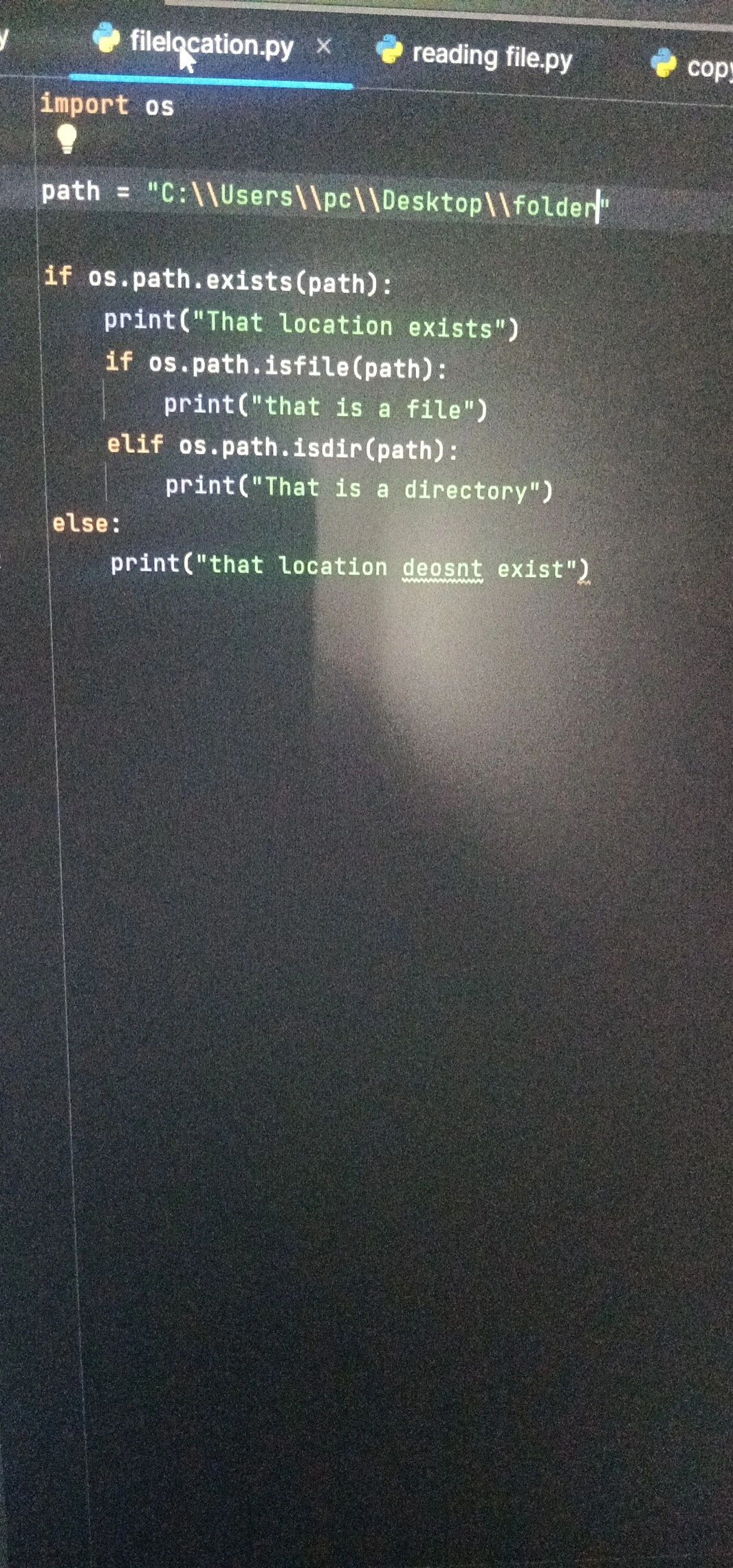 Mohammed Farhan Mohiuddin on LinkedIn: learning python.py ☺️ Mohammed Farhan Mohiuddin on LinkedIn: learning python.py ☺️