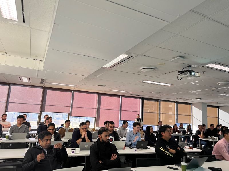 60+ eager people learning how to build LLM’s on Databricks in Sydney ... 60+ eager people learning how to build LLM’s on Databricks in Sydney ...