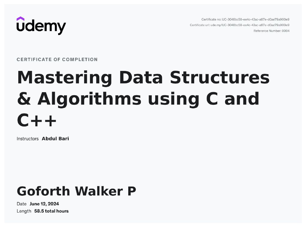 #dsa #cprogramming #cplusplus #algorithms #datastructures #udemy # ... #dsa #cprogramming #cplusplus #algorithms #datastructures #udemy # ...