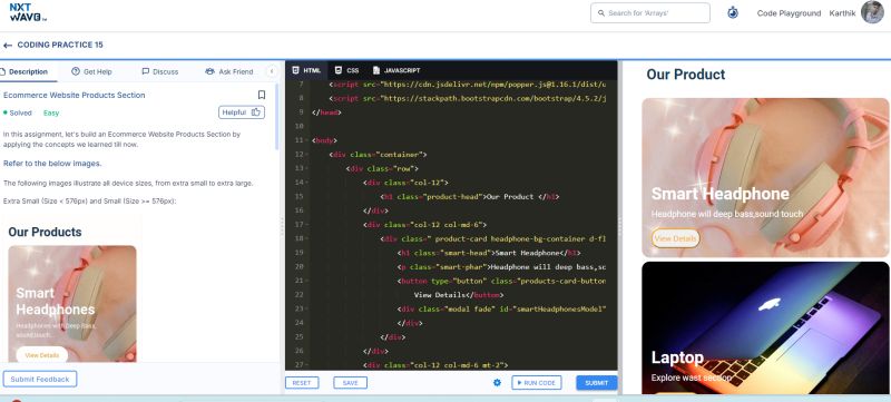 Karthik R on LinkedIn: #nxtwave #day30coding #30daysofcoding #html #css ... Karthik R on LinkedIn: #nxtwave #day30coding #30daysofcoding #html #css ...