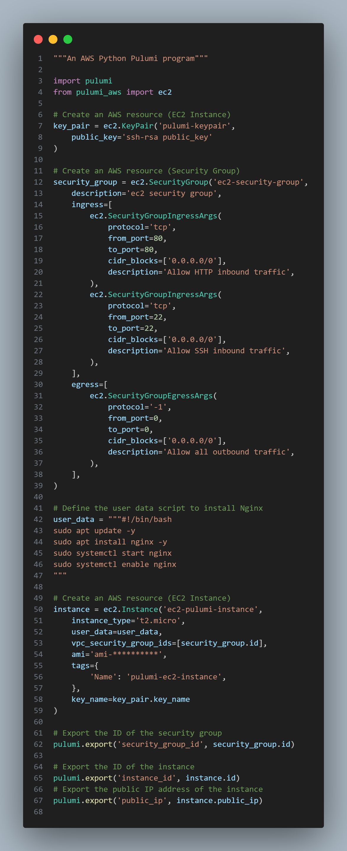 #pulumi #python #aws #infrastructureascode | Sourabh Dey #pulumi #python #aws #infrastructureascode | Sourabh Dey