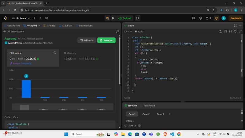 LinkedIn Post: Day 11/150 LeetCode Challenge | Aanchal Verma LinkedIn Post: Day 11/150 LeetCode Challenge | Aanchal Verma
