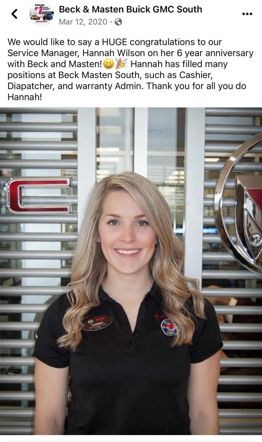Hannah Turpin on LinkedIn: Today marks my 10 year anniversary at Beck ... Hannah Turpin on LinkedIn: Today marks my 10 year anniversary at Beck ...
