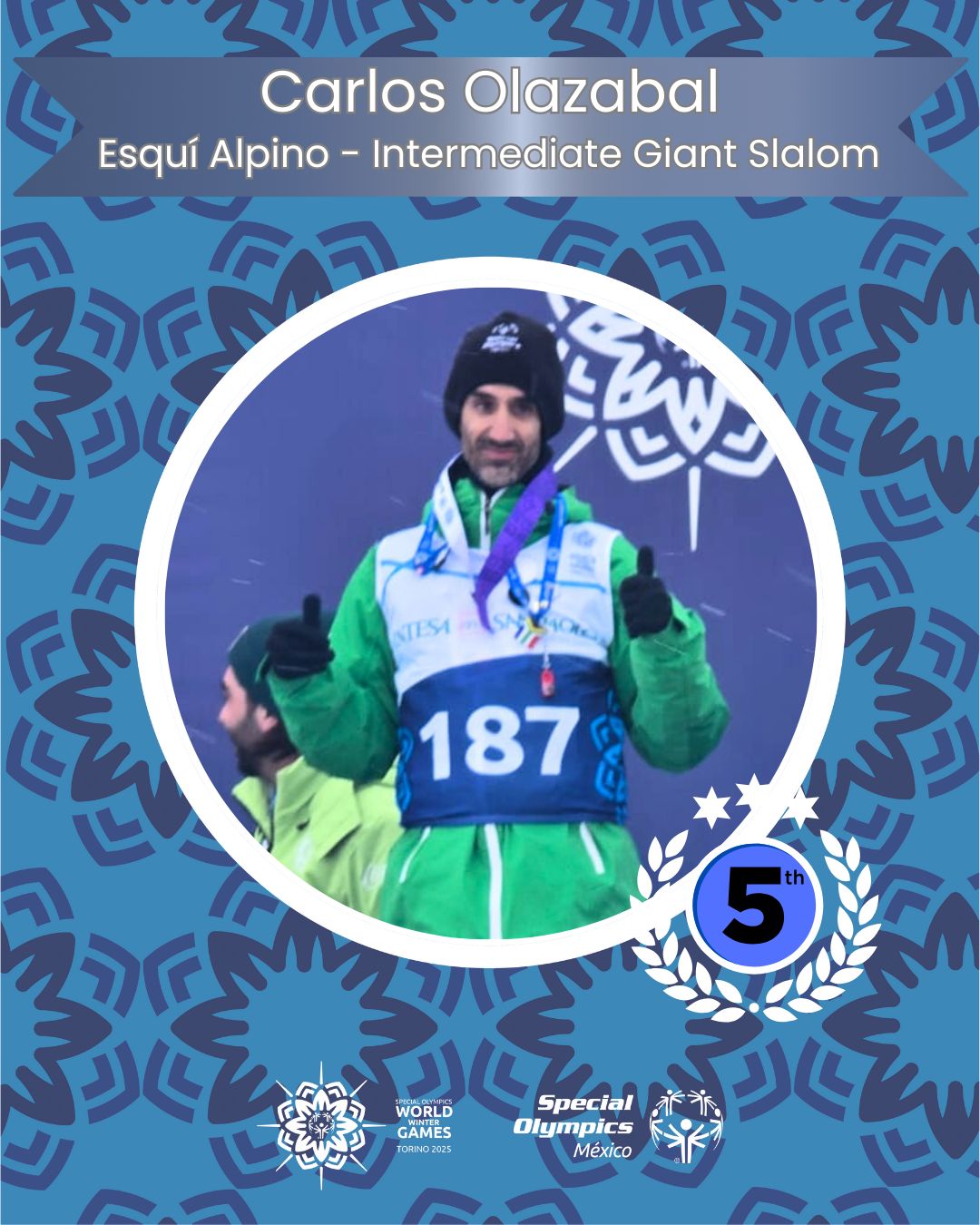Carlos Olázabal logra quinto lugar en esquí alpino en los Juegos ... Carlos Olázabal logra quinto lugar en esquí alpino en los Juegos ...