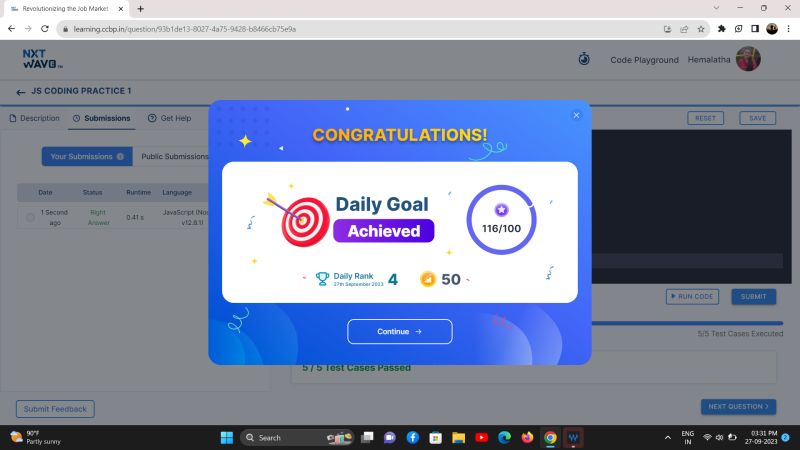 Hemalatha Nunavath on LinkedIn: #day19 #ccbp #nxtwave ... Hemalatha Nunavath on LinkedIn: #day19 #ccbp #nxtwave ...