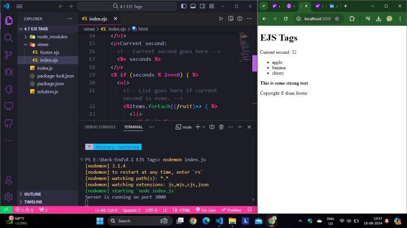 Mohammad Mushtaq on LinkedIn: #ejs #webdevelopment #nodejs # ... Mohammad Mushtaq on LinkedIn: #ejs #webdevelopment #nodejs # ...
