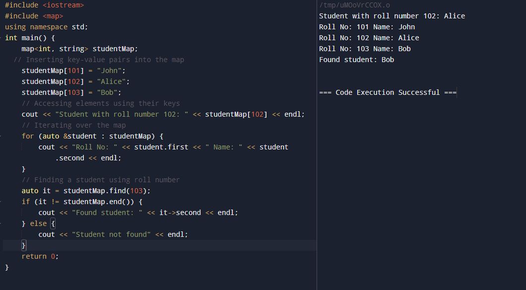 Manas Bhatt on LinkedIn: #100daysofcode #c #stl #stdmap #dsa #100daysofcode Manas Bhatt on LinkedIn: #100daysofcode #c #stl #stdmap #dsa #100daysofcode