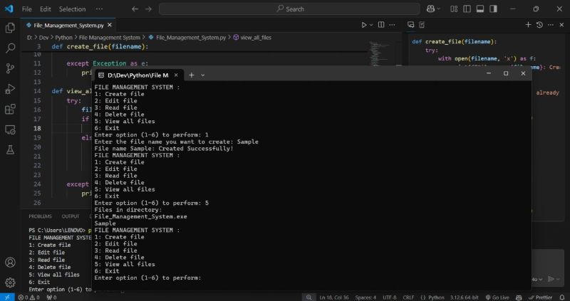 Sashank Sagar on LinkedIn: #pythonprogramming #filemanagementapp # ... Sashank Sagar on LinkedIn: #pythonprogramming #filemanagementapp # ...
