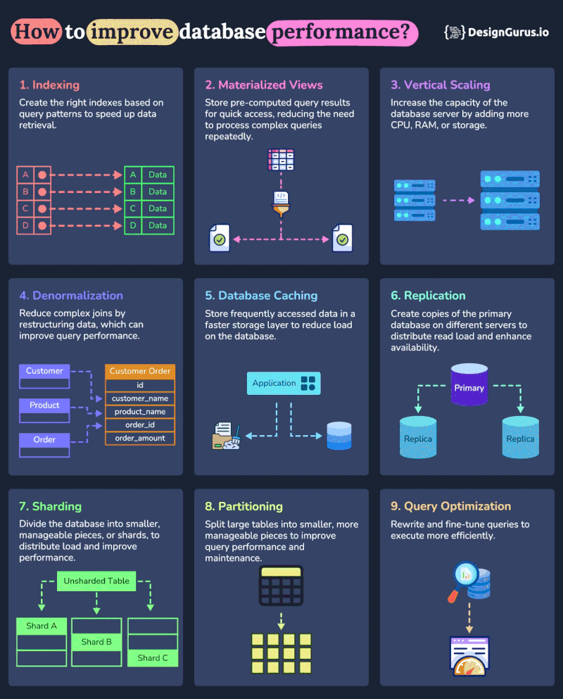 Great breakdown of key database optimization techniques! | Hon Wa Ng Great breakdown of key database optimization techniques! | Hon Wa Ng
