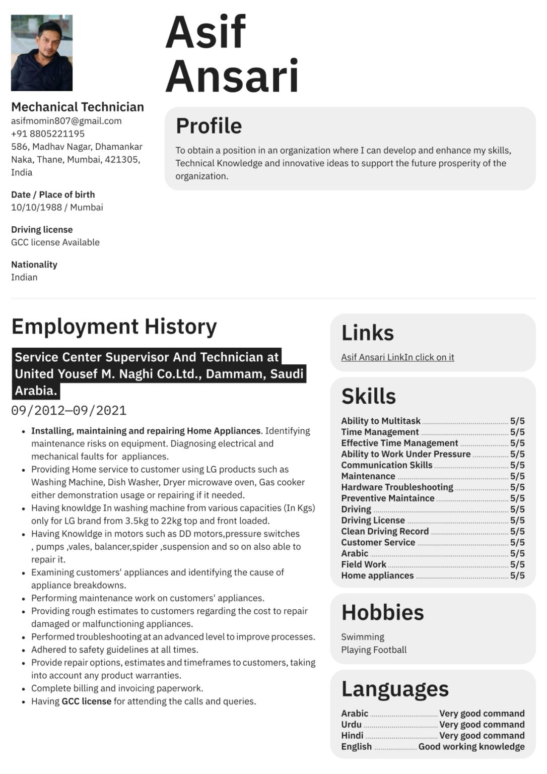 Aasif Ansari posted on LinkedIn Aasif Ansari posted on LinkedIn