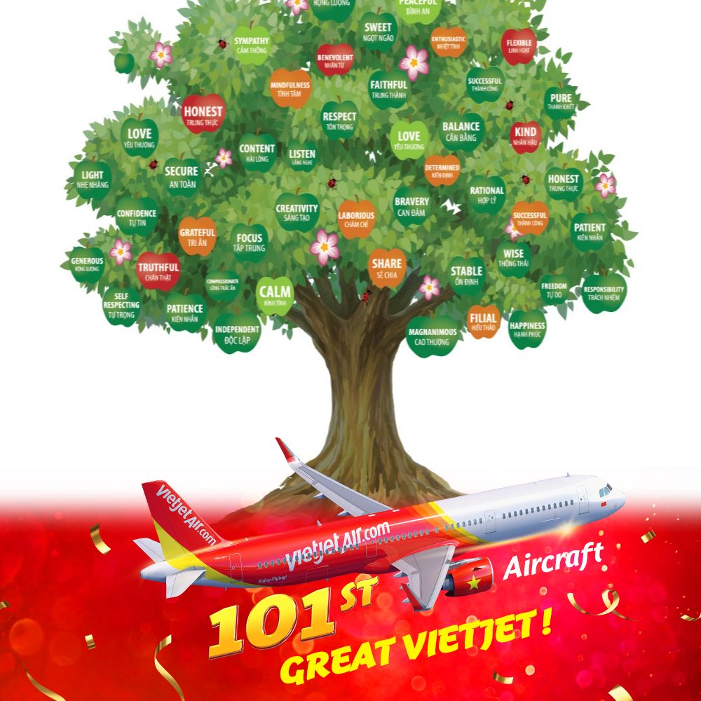 Congratulations to VietJet Air on officially welcoming its 101st ... Congratulations to VietJet Air on officially welcoming its 101st ...