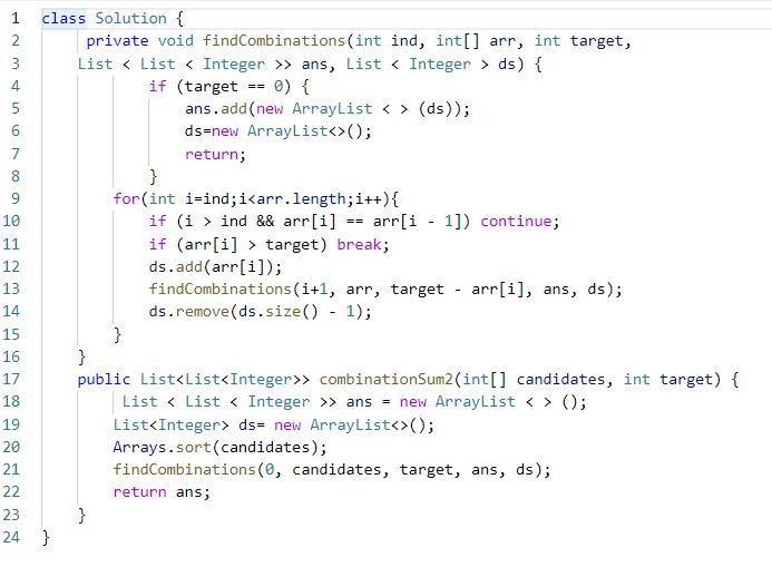 🚀 Day 77 Coding Challenge: Combination Sum II Problem 🚀 | Jayanthkumar ... 🚀 Day 77 Coding Challenge: Combination Sum II Problem 🚀 | Jayanthkumar ...