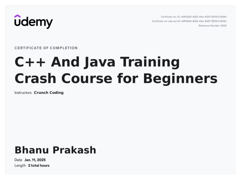 Bhanu Prakash on LinkedIn: #programming #cplusplus #java # ... Bhanu Prakash on LinkedIn: #programming #cplusplus #java # ...