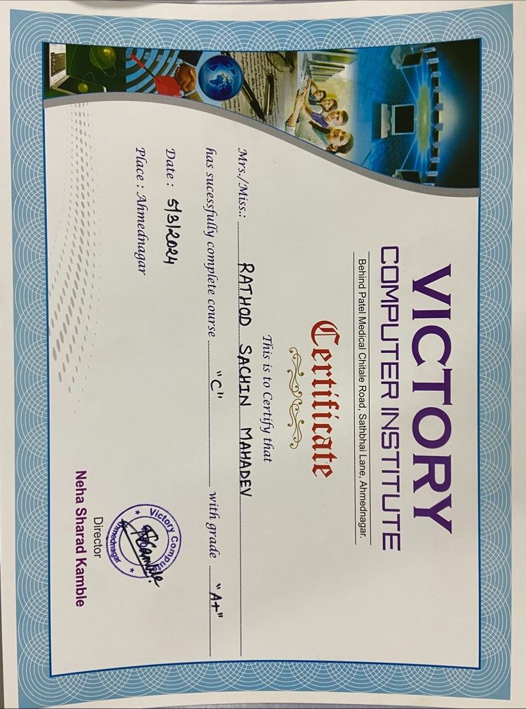 Sachin Rathod on LinkedIn: Here I completed another time ācā language ... Sachin Rathod on LinkedIn: Here I completed another time ācā language ...
