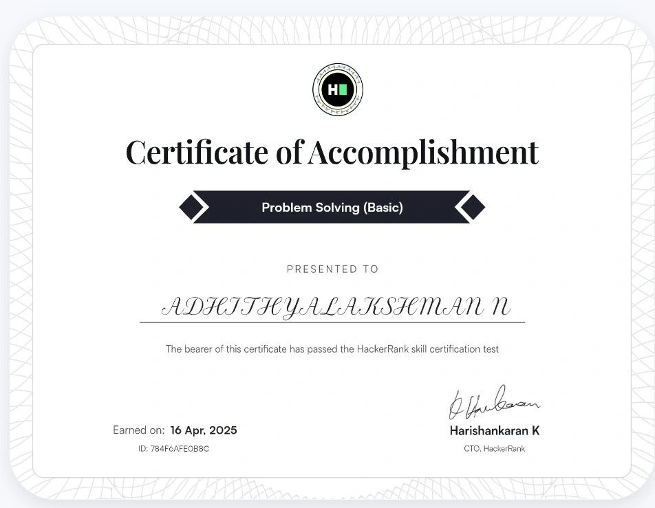 #hackerrank #problemsolving #python #learningjourney | adhithya lakshman #hackerrank #problemsolving #python #learningjourney | adhithya lakshman