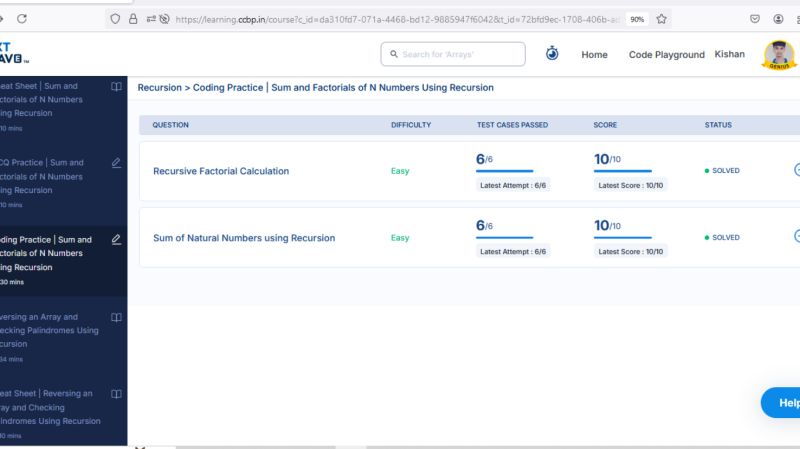 Kishan A on LinkedIn: #dsa #recursion #dsa #nxtwave #codingjourney Kishan A on LinkedIn: #dsa #recursion #dsa #nxtwave #codingjourney
