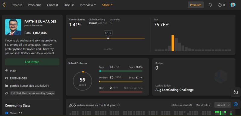 #dsapython #python #dsadev #developer | PARTHIB KUMAR DEB #dsapython #python #dsadev #developer | PARTHIB KUMAR DEB