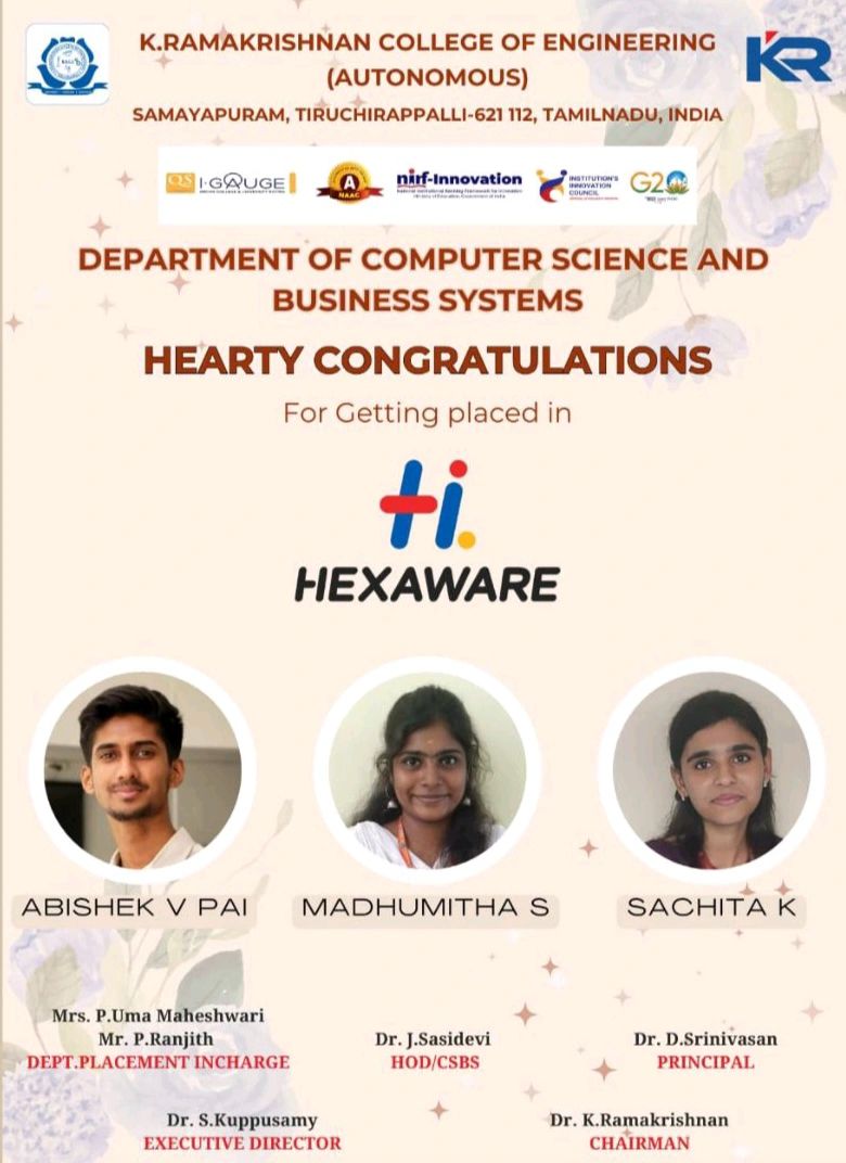 ABISHEK V PAI on LinkedIn: #newbeginnings #hexaware #4lpa #grateful # ... ABISHEK V PAI on LinkedIn: #newbeginnings #hexaware #4lpa #grateful # ...