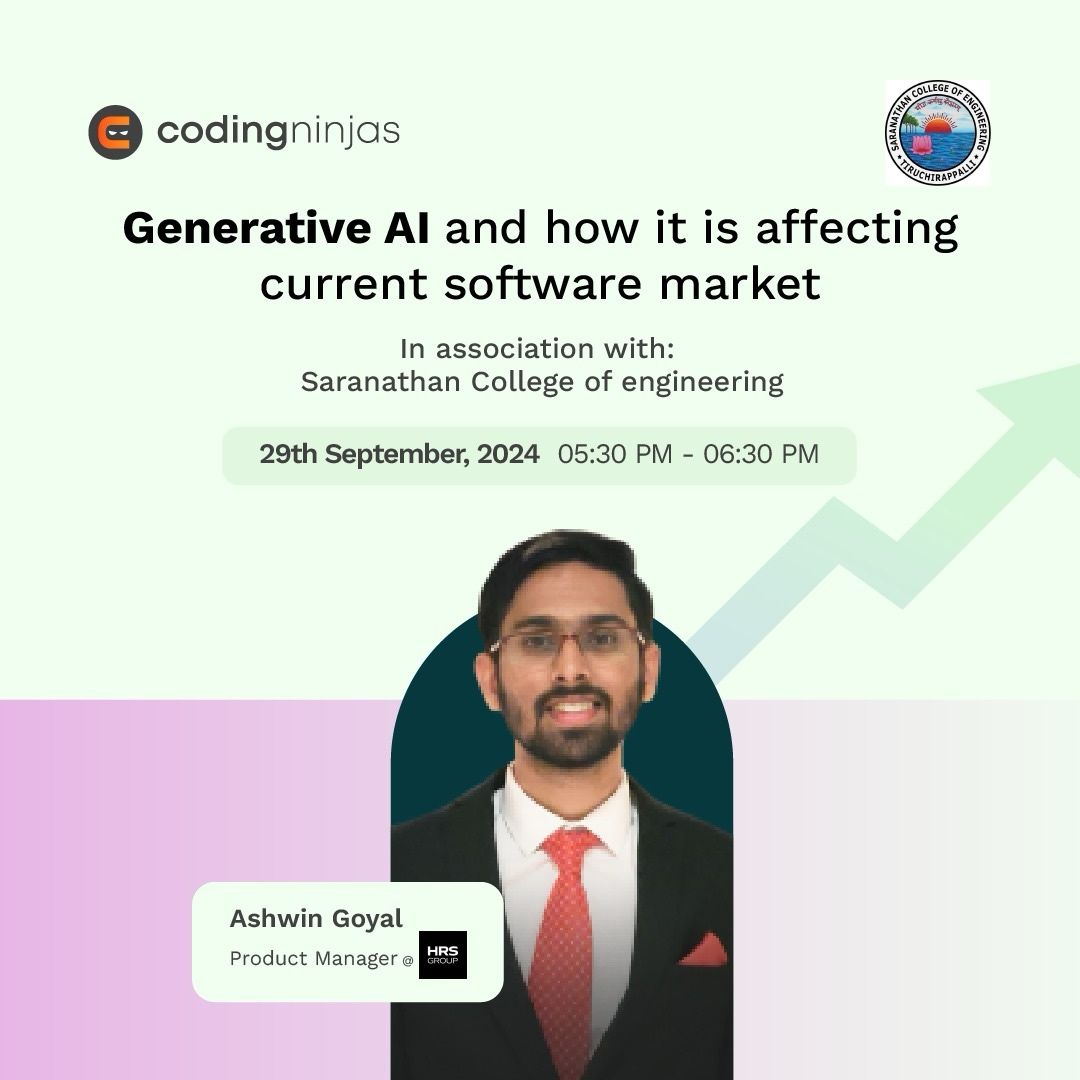Coding_Ninjas_SCE Chapter on LinkedIn: 🚀 Join Our Webinar on Generative ... Coding_Ninjas_SCE Chapter on LinkedIn: 🚀 Join Our Webinar on Generative ...