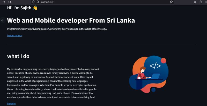 Sajith Madushanka on LinkedIn: #streamlit #python #webapps Sajith Madushanka on LinkedIn: #streamlit #python #webapps