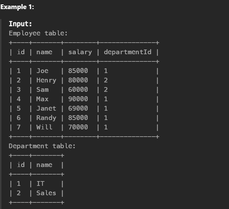 Tarun Gupta on LinkedIn: #day2 #sql #leetcode #dataanalysis # ... Tarun Gupta on LinkedIn: #day2 #sql #leetcode #dataanalysis # ...