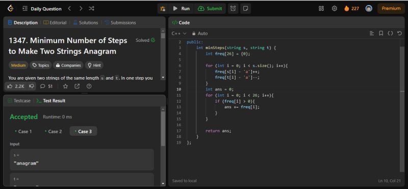 LeetCode Daily Challenge: String Anagrams | Suresh Chelani posted on ... LeetCode Daily Challenge: String Anagrams | Suresh Chelani posted on ...