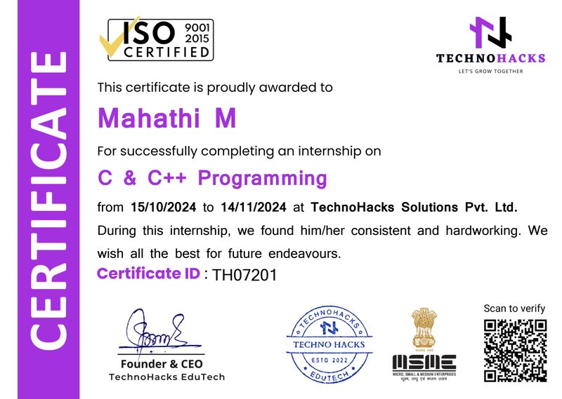 Mahathi Muthu on LinkedIn: #internship #learningexperience #gratitude # ... Mahathi Muthu on LinkedIn: #internship #learningexperience #gratitude # ...