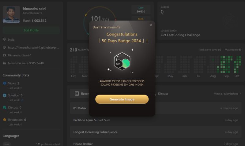 Himanshu Saini on LinkedIn: #leetcode #codingchallenge #learningjourney ... Himanshu Saini on LinkedIn: #leetcode #codingchallenge #learningjourney ...