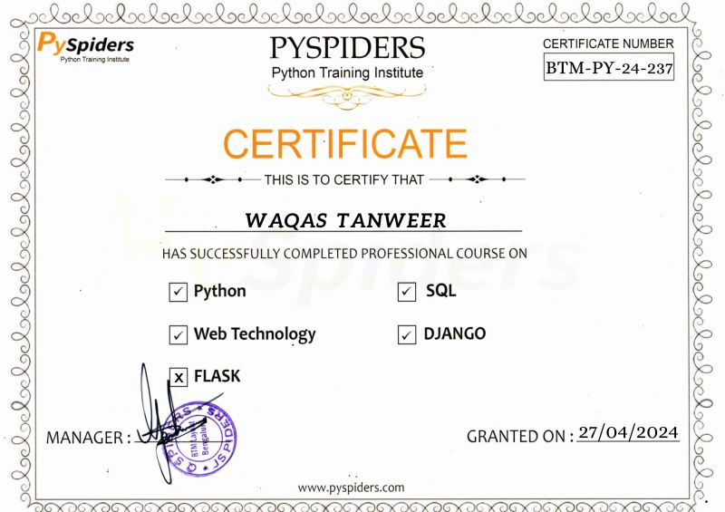 #python #fullstack #learninganddevelopment | Waqas Tanweer #python #fullstack #learninganddevelopment | Waqas Tanweer