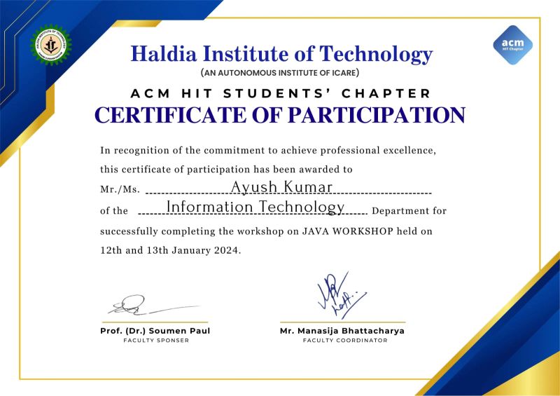 Ayush Kumar on LinkedIn: Java Workshop 🔥 Ayush Kumar on LinkedIn: Java Workshop 🔥