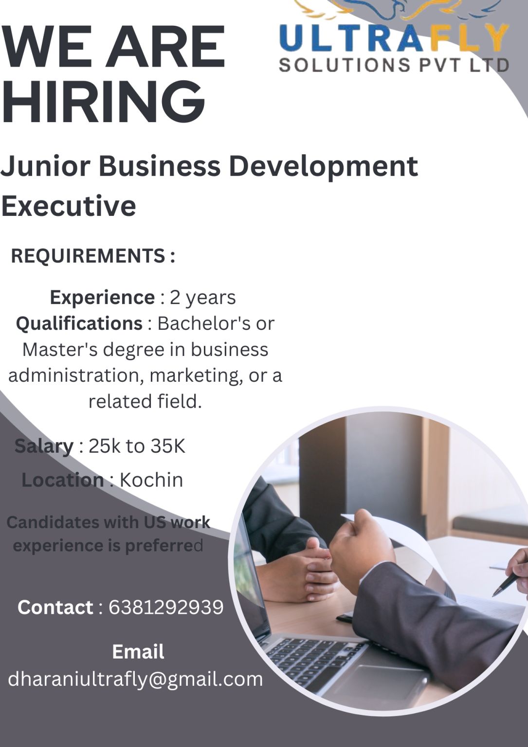 Dharani S R on LinkedIn: #wearehiring#hiring#jr ... Dharani S R on LinkedIn: #wearehiring#hiring#jr ...